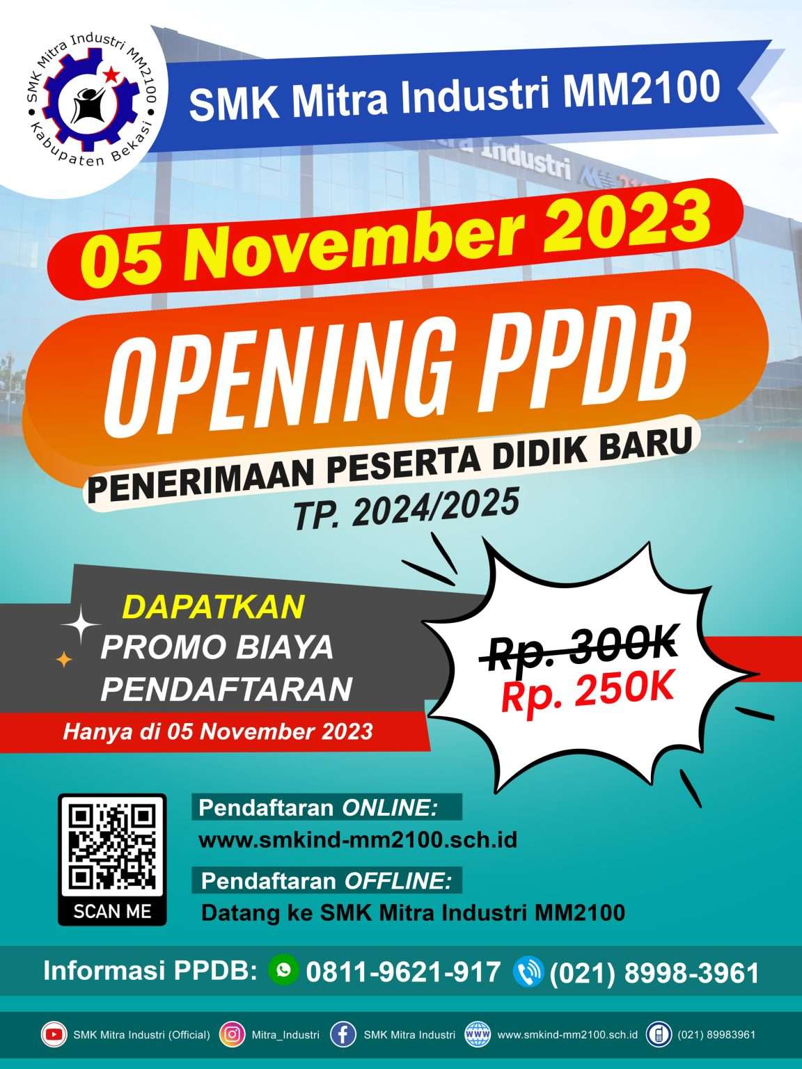 Opening PPDB TP. 2024/2025 05 November 2023 – Official Website of SMK ...
